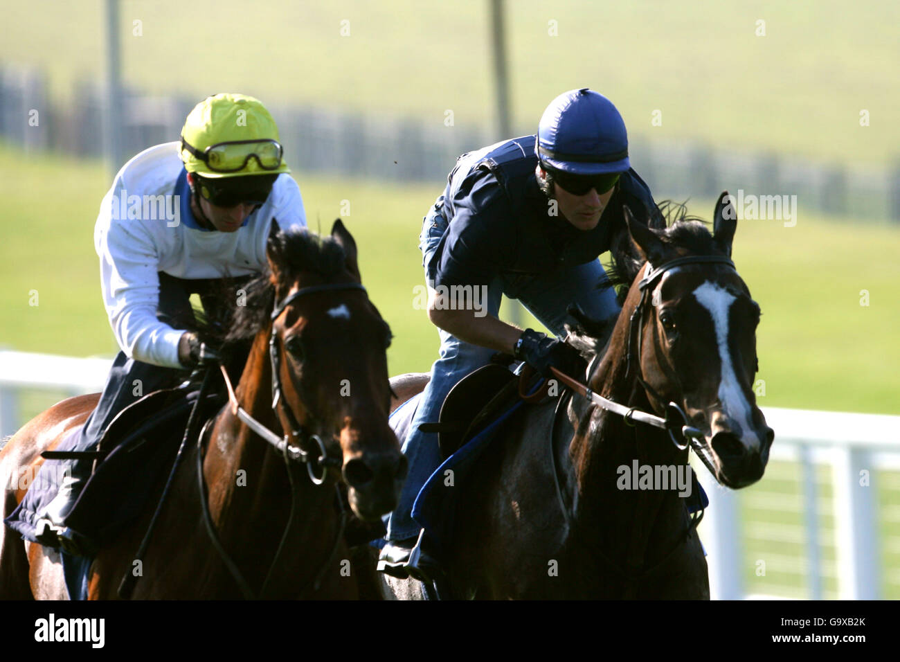 Horse Racing - Breakfast with the Stars - Epsom Downs Racecourse Stock ...