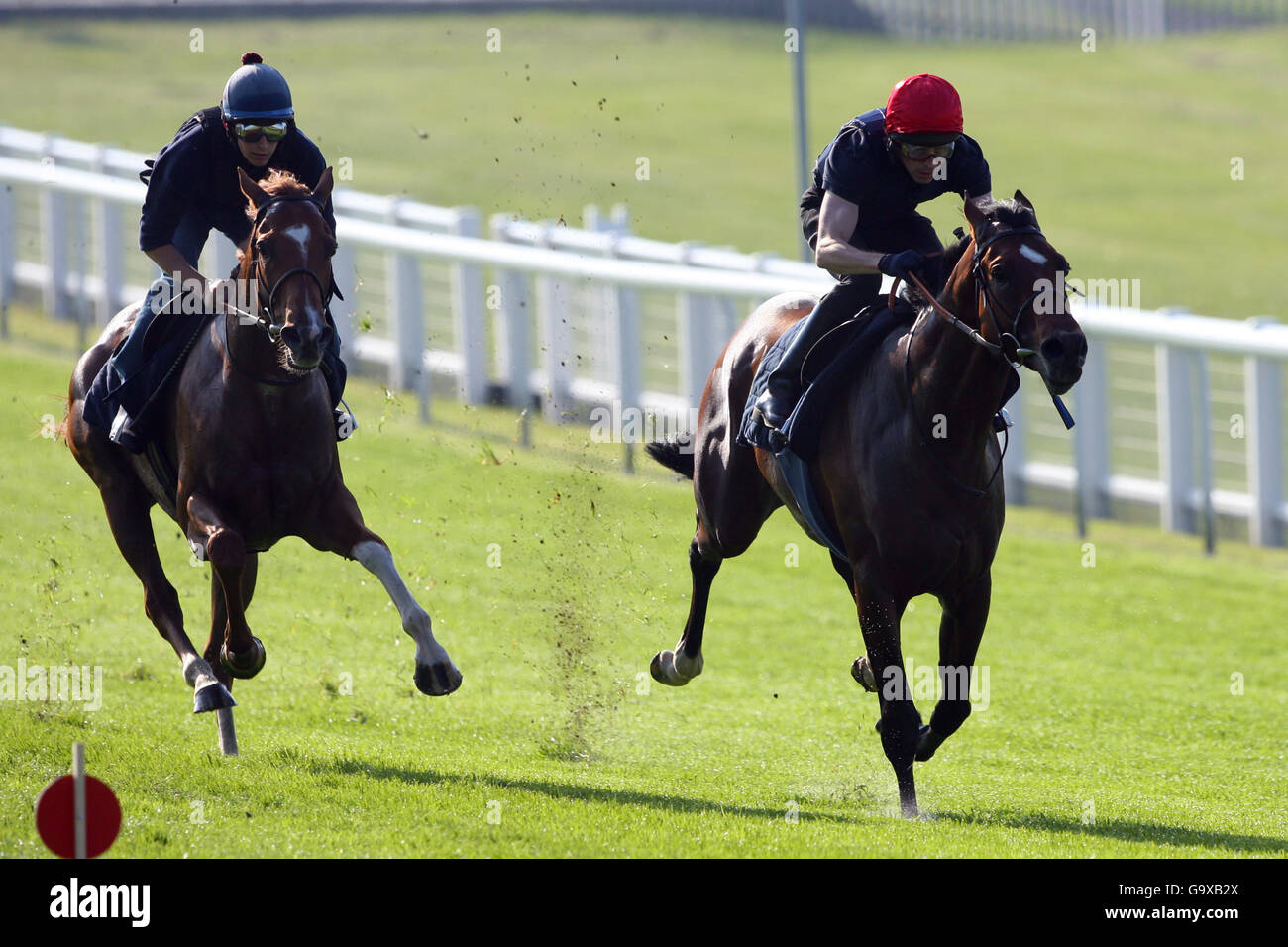 Horse Racing - Breakfast with the Stars - Epsom Downs Racecourse Stock ...