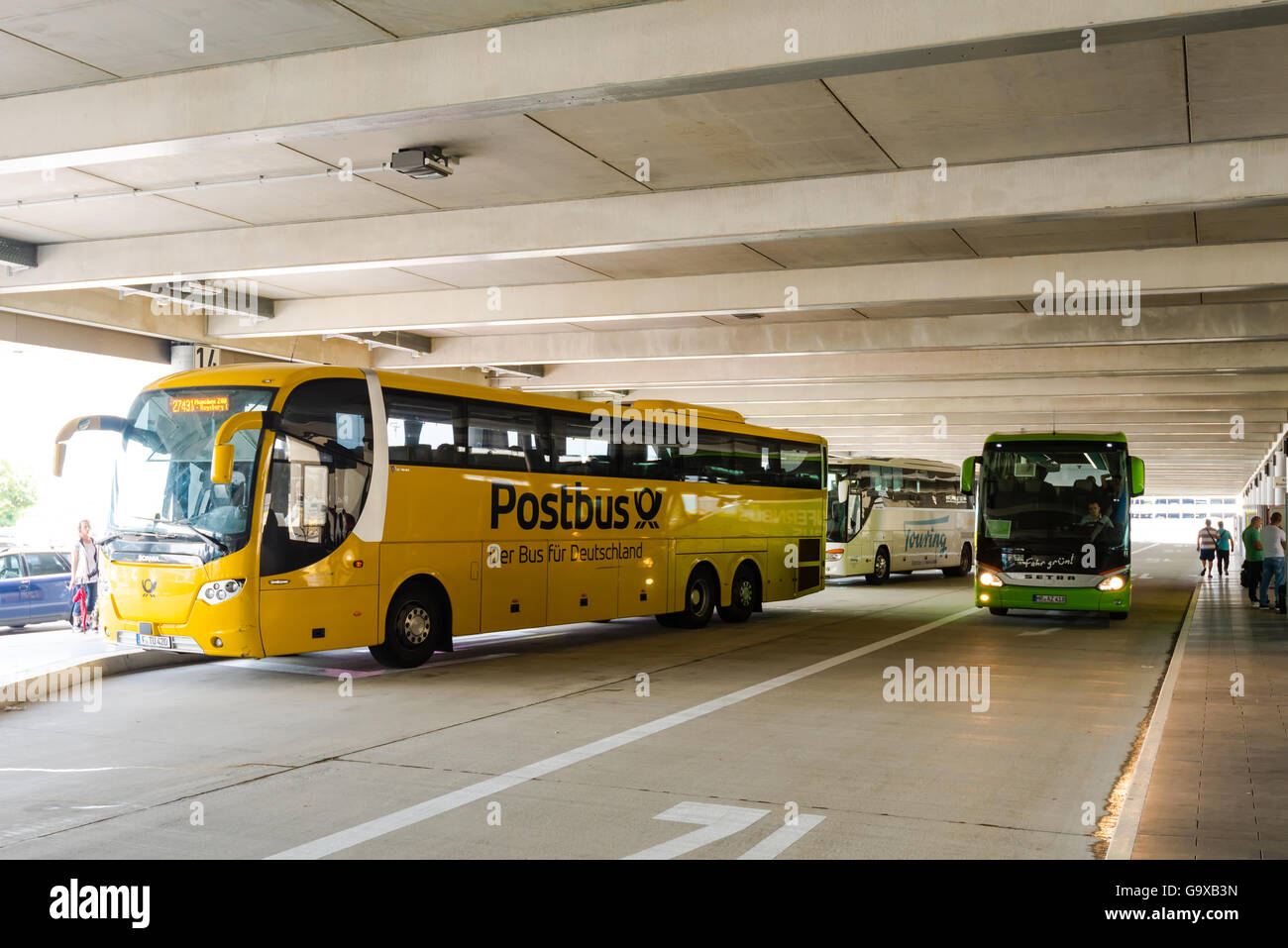 Modern german coach hi-res stock photography and images - Alamy