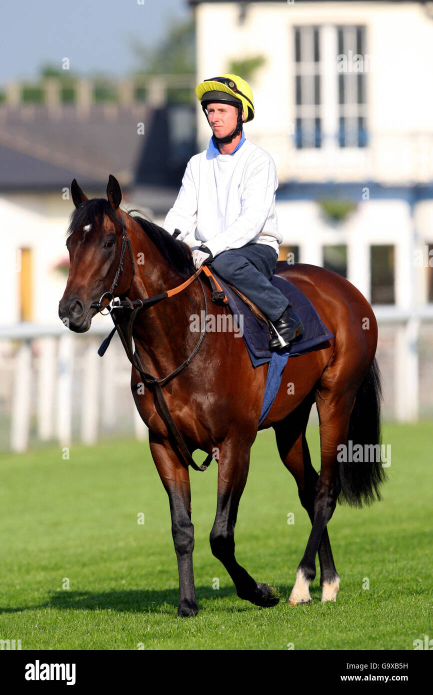 Horse Racing - Breakfast with the Stars - Epsom Downs Racecourse Stock ...