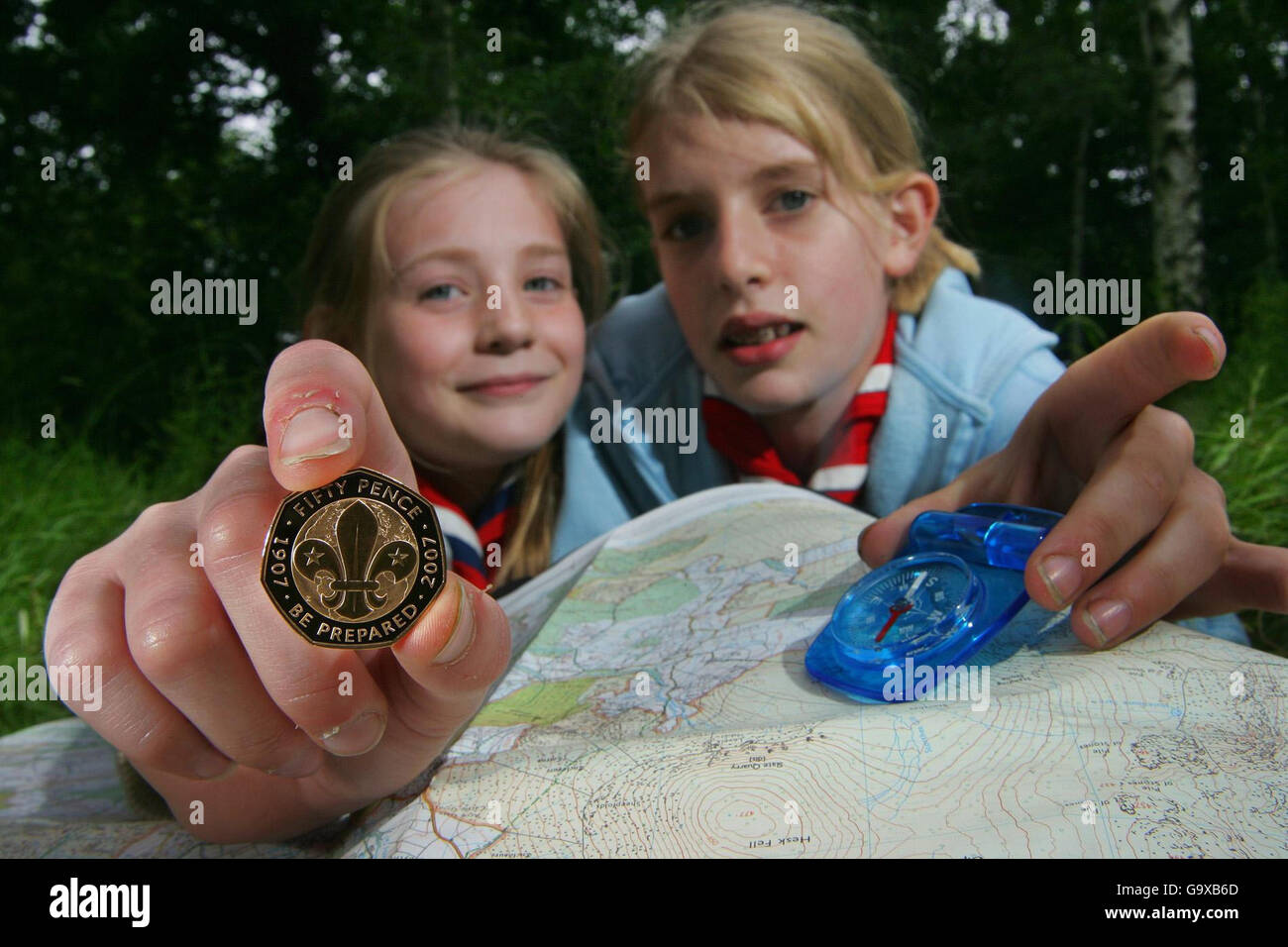 Scouts 100th anniversary coins hi-res stock photography and images - Alamy