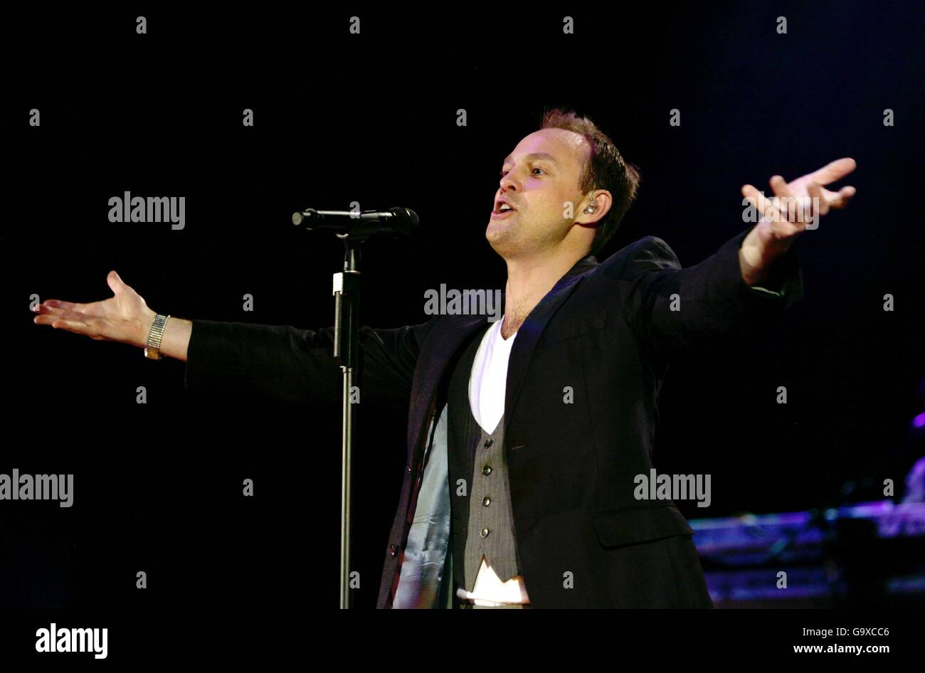 Jason Donovan in concert - London Stock Photo - Alamy