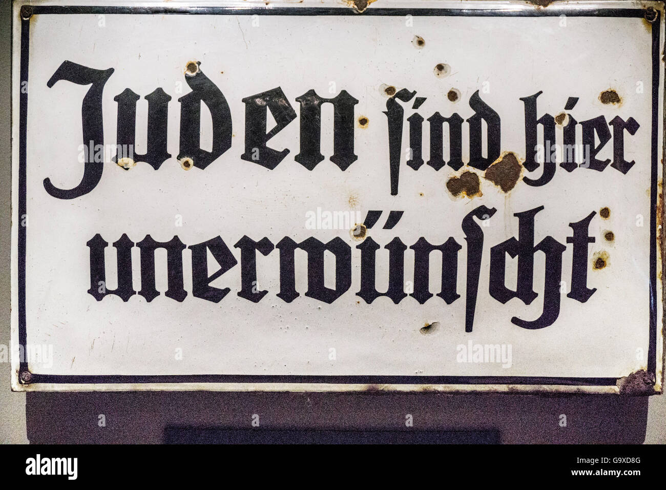 Jews not welcome sign 1939 hi-res stock photography and images - Alamy