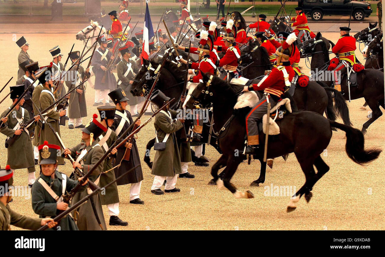 British cavalry at waterloo hi-res stock photography and images - Alamy