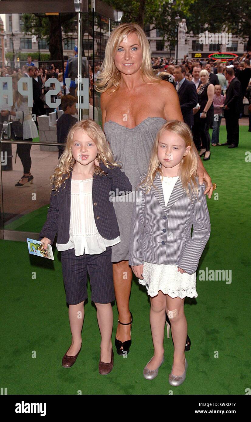 Meg Mathews with daughter and friend arrive for the UK Premiere of ...