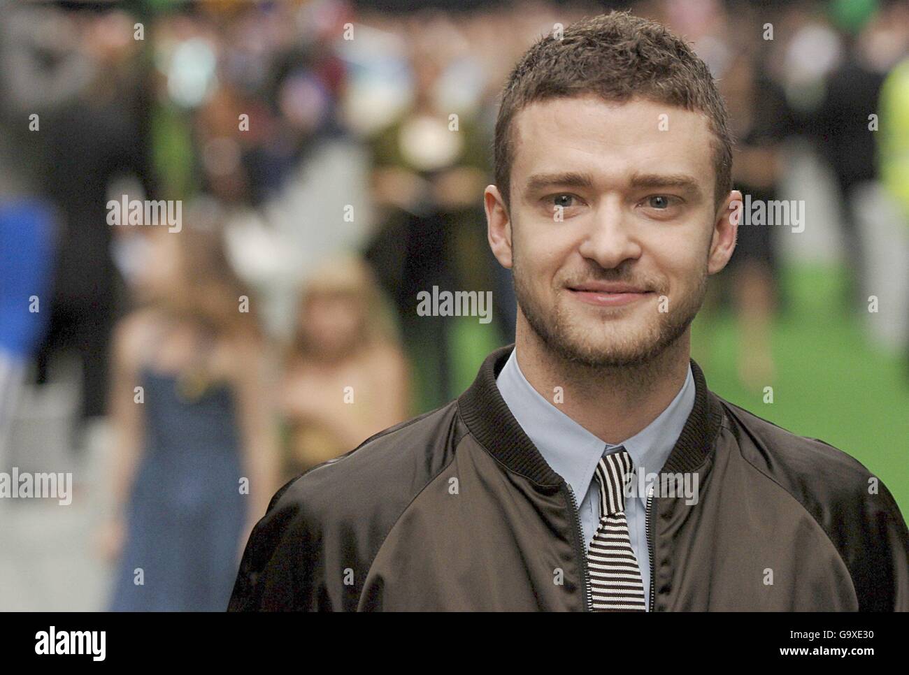 Justin Timberlake arrives for the UK Premiere of Shrek The Third at the ...