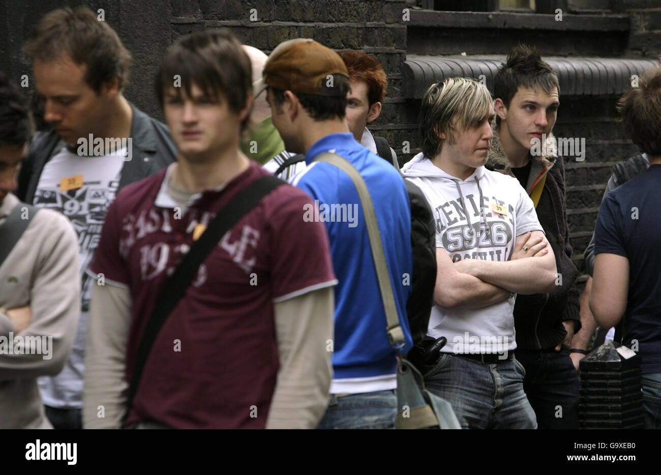 Never Forget Musical Auditions - London Stock Photo - Alamy