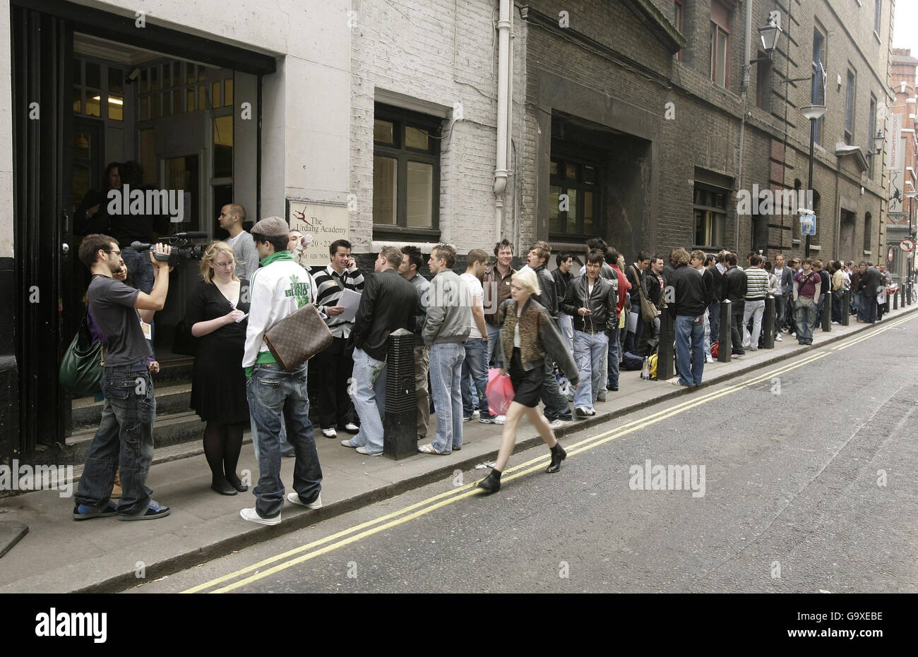 Never Forget Musical Auditions - London Stock Photo - Alamy