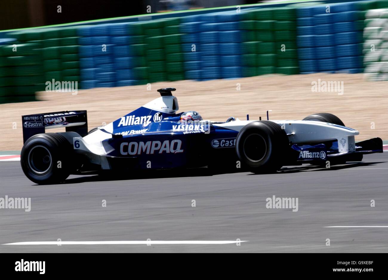 Formula One Motor Racing - French Grand Prix - Race. Juan Pablo Montoya ...