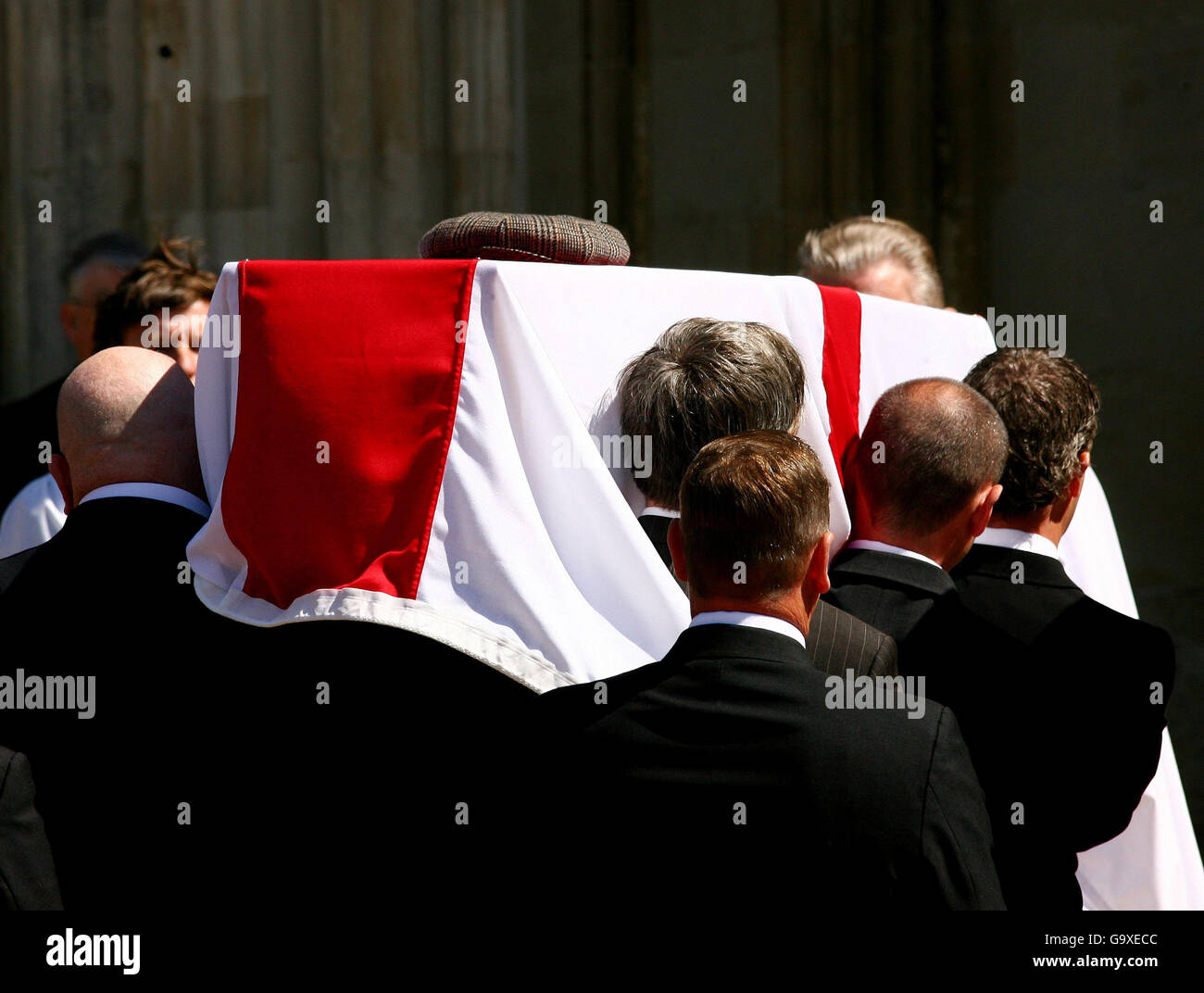 Alan Ball's funeral Stock Photo - Alamy