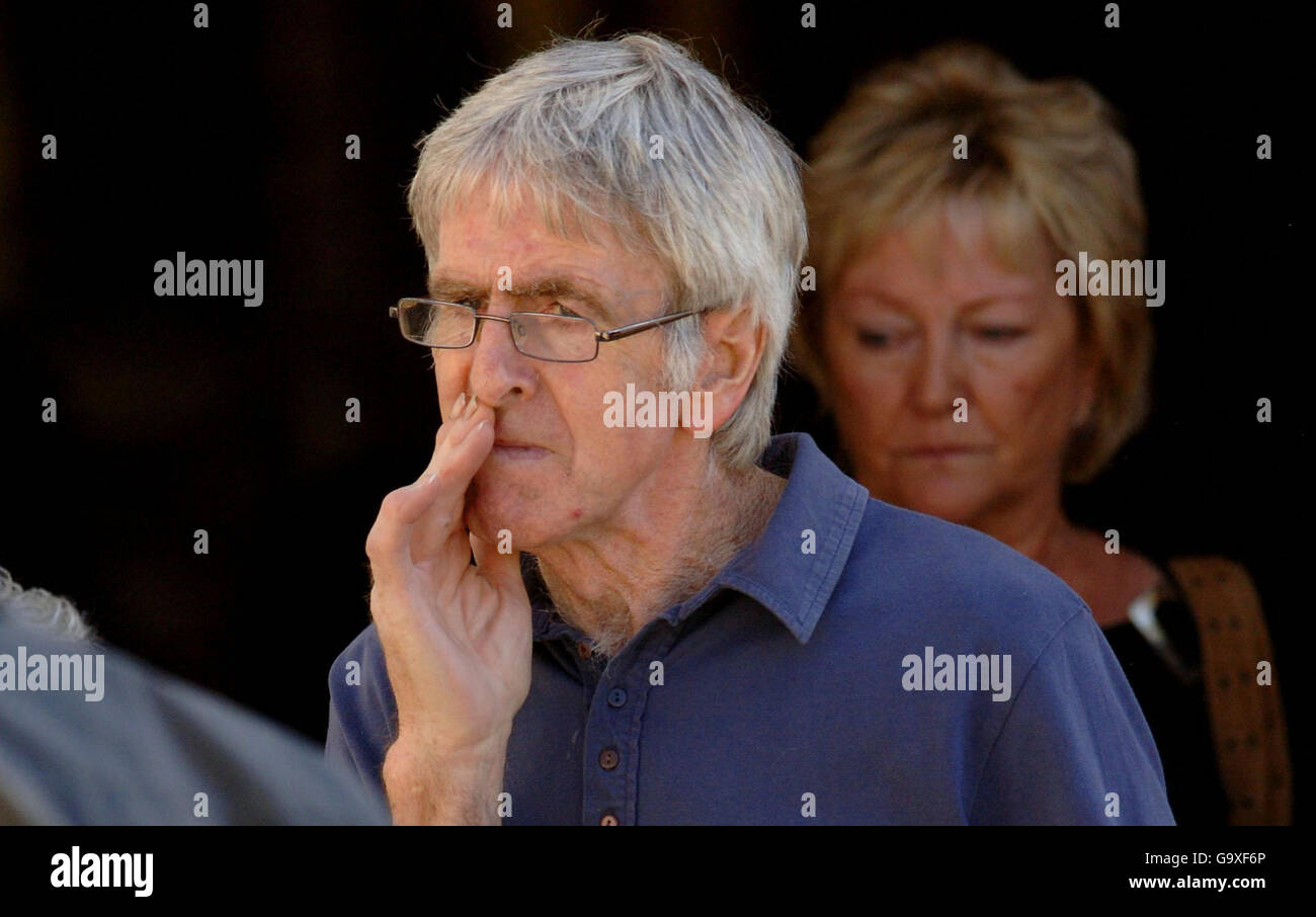Relatives of the McCann family after attending a church service in Luz ...