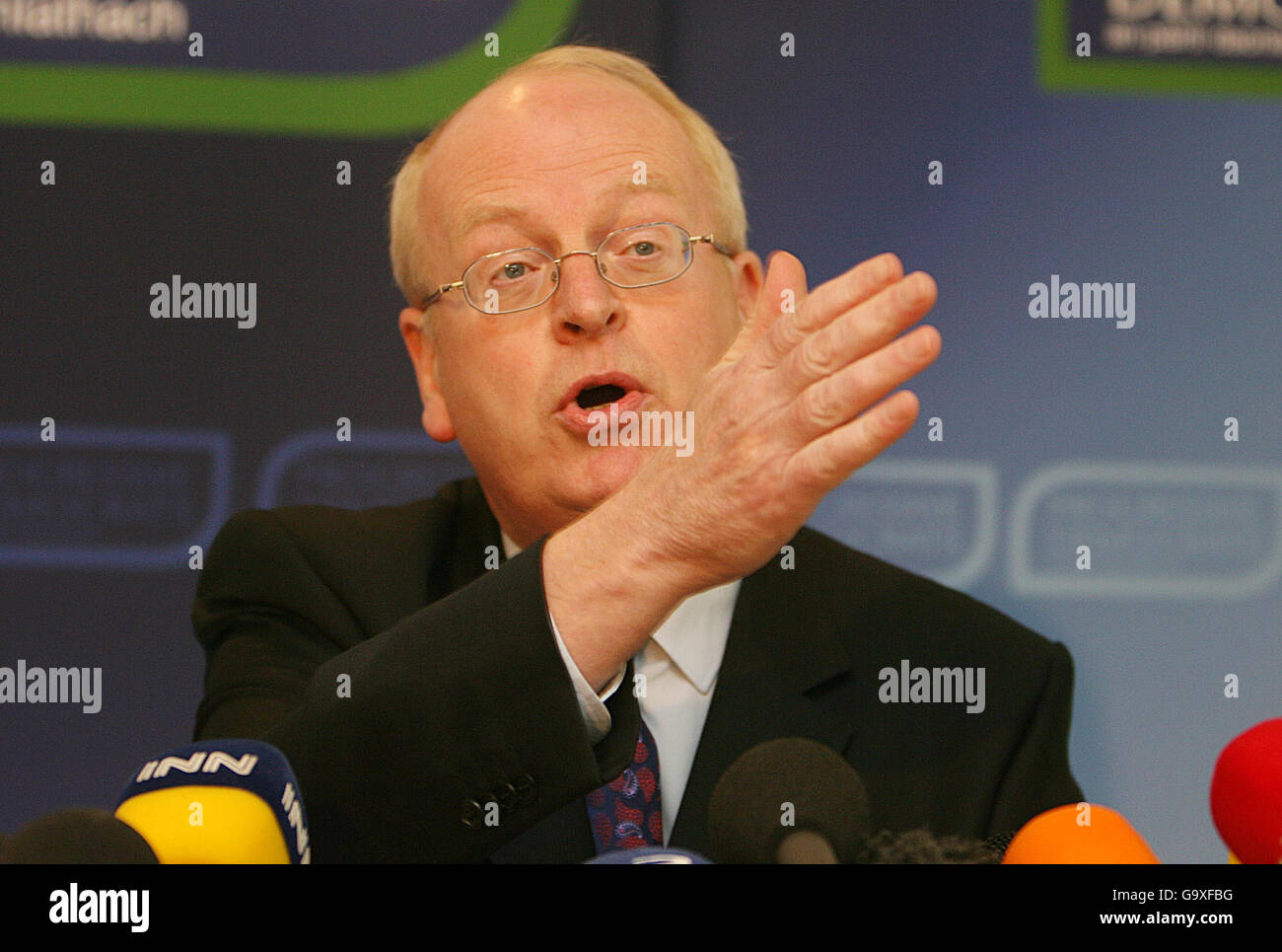 Michael McDowell press conference Stock Photo - Alamy