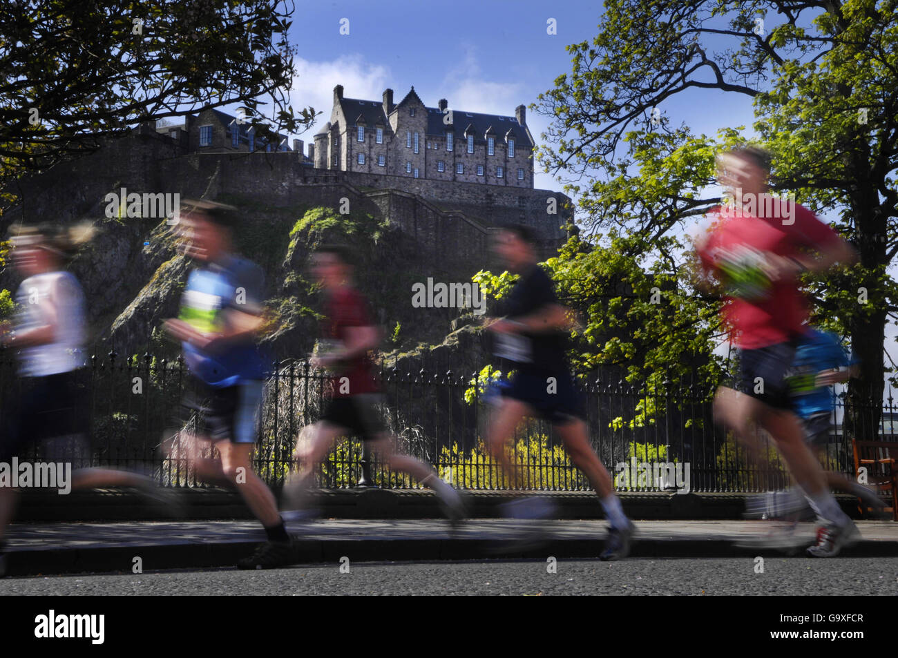 Athletics - BUPA Great Edinburgh Run - Edinburgh Stock Photo - Alamy