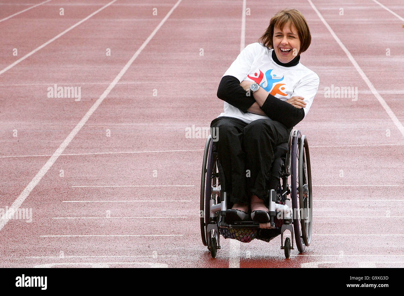 Dame Tanni Grey Thompson during a press conference for the Visa ...