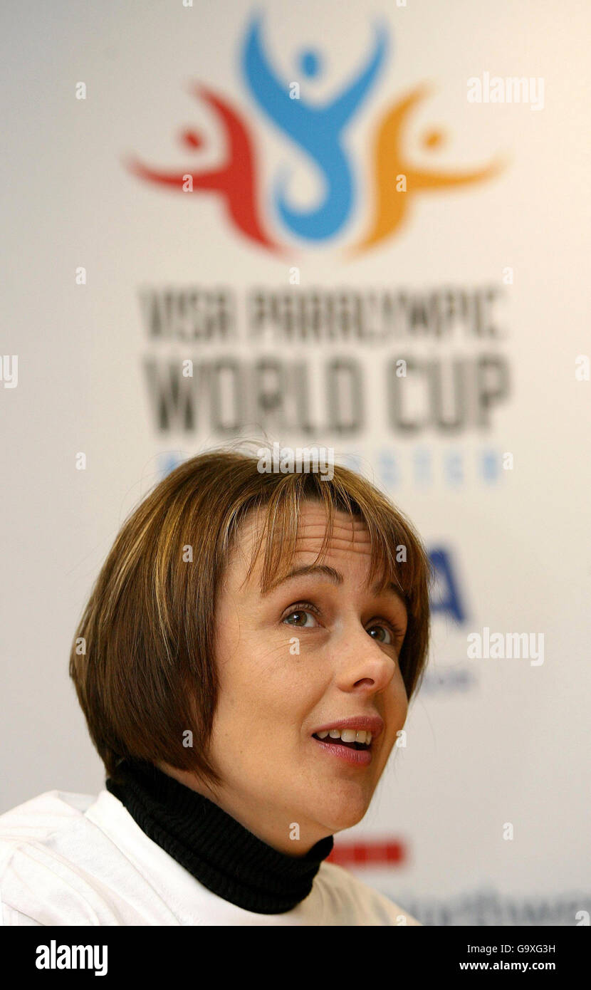 Dame Tanni Grey Thompson during a press conference for the Visa ...