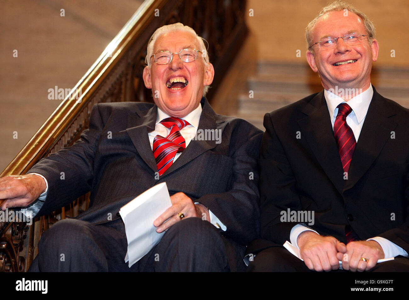 First Minister Ian Paisley and Deputy First Minister Martin McGuinness ...