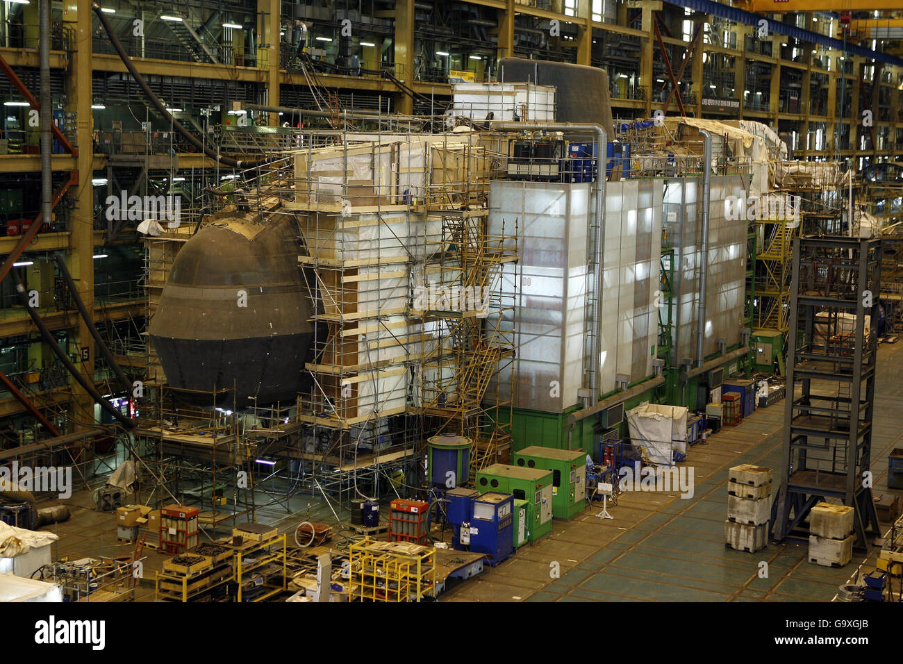 Astute in the bae shipyard in barrow in furness hi-res stock ...