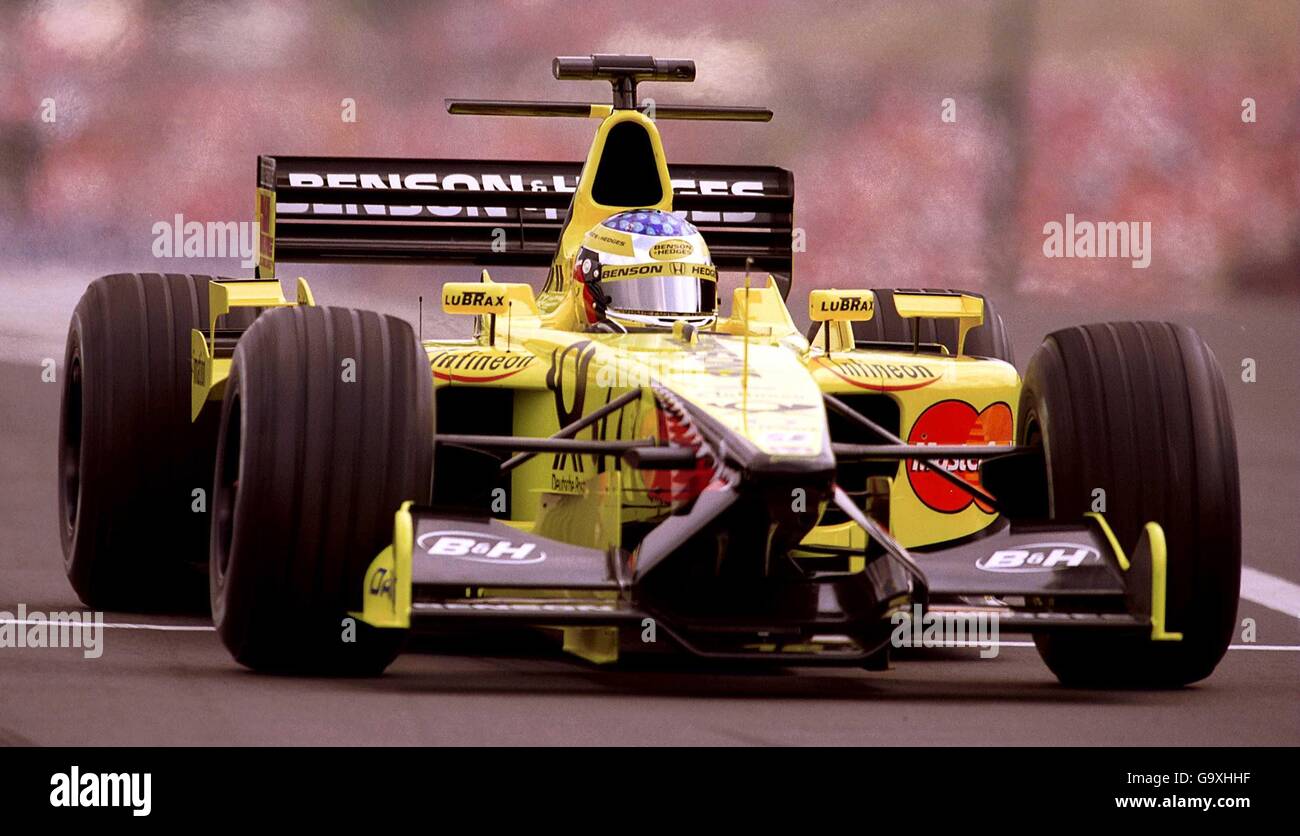 Formula One Motor Racing -Hungarian Grand Prix - Practice. Jean Alesi ...