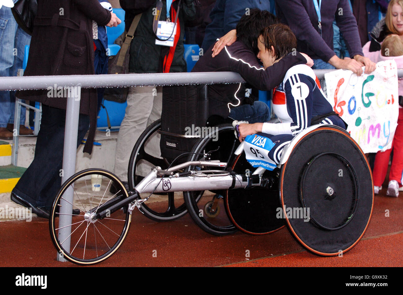 Great Britain's Dame Tanni Grey-Thompson is emotional after her final ...