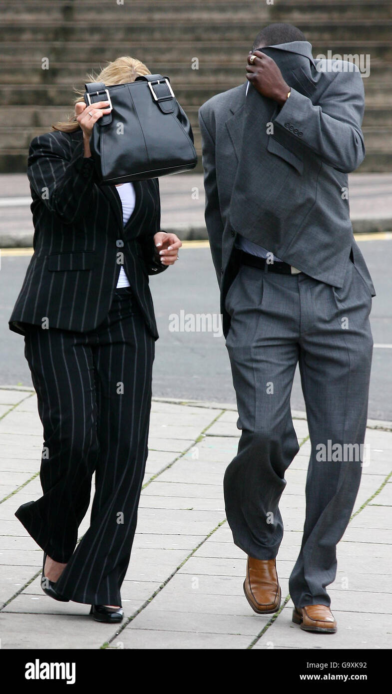 Nicola Fitzgerald and Trevor Blake arrive at Brighton Magistrates ...