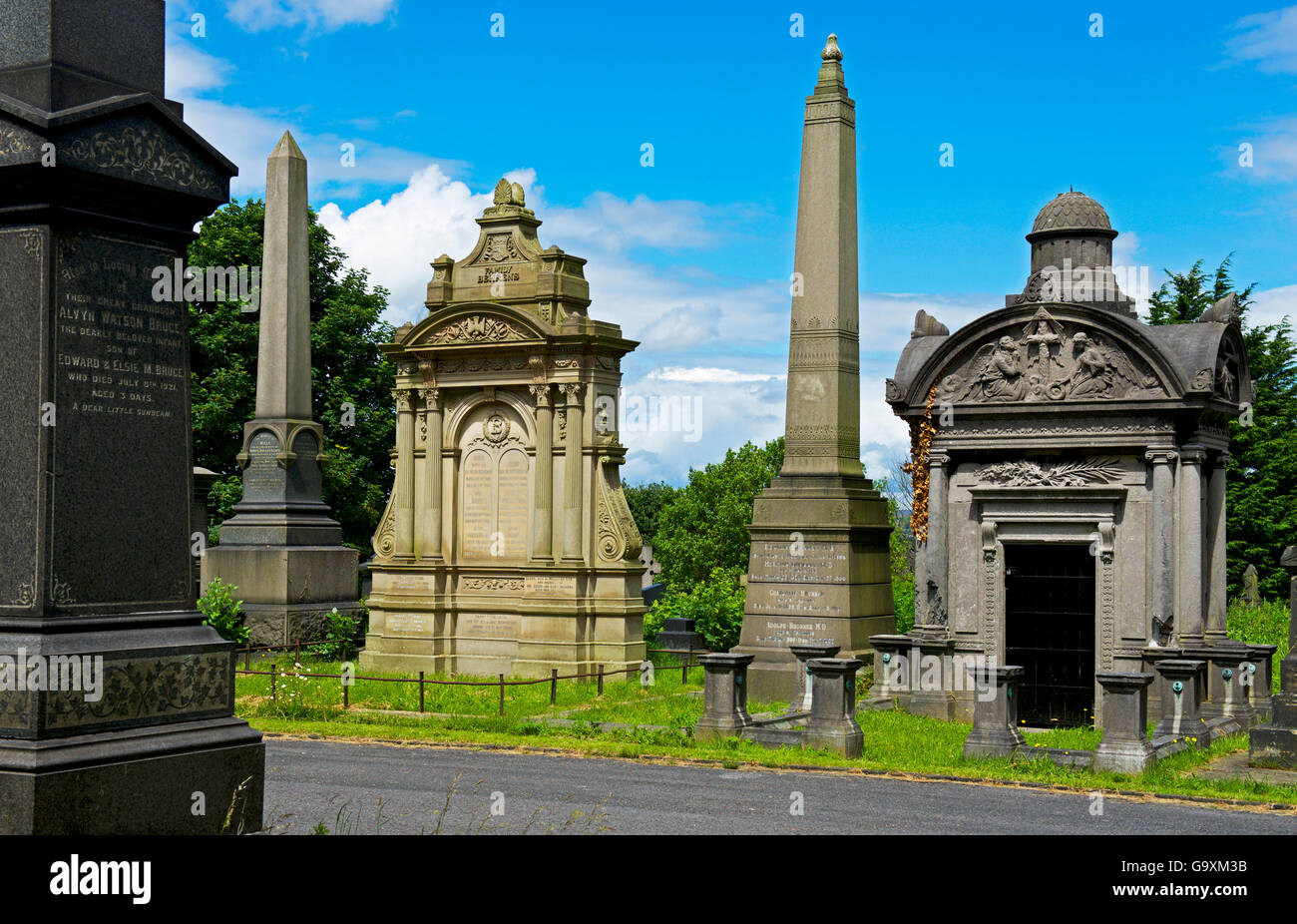 Undercliffe Cemetery, Bradford, West Yorkshire, England UK Stock Photo ...