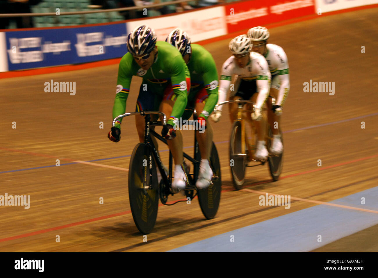 (L-R) Great Britain's Barney Storey and Anthony Kappes on the way to ...