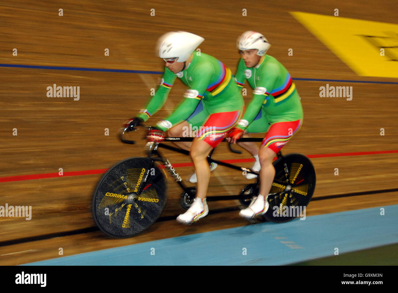 (L-R) Great Britain's Barney Storey and Anthony Kappes in the tandom ...