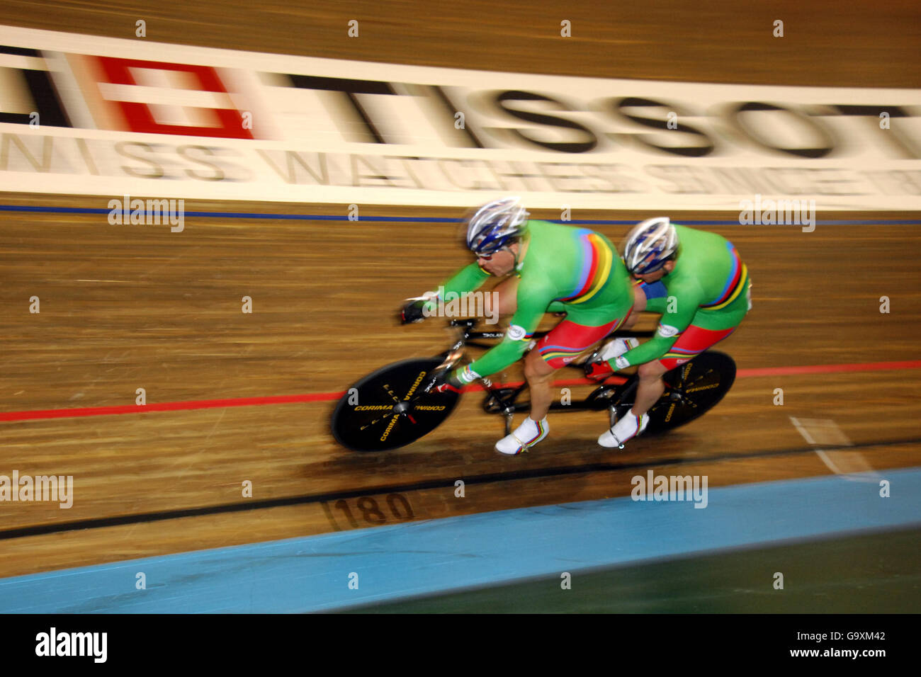 (L-R) Great Britain's Barney Storey and Anthony Kappes in the Tandem ...