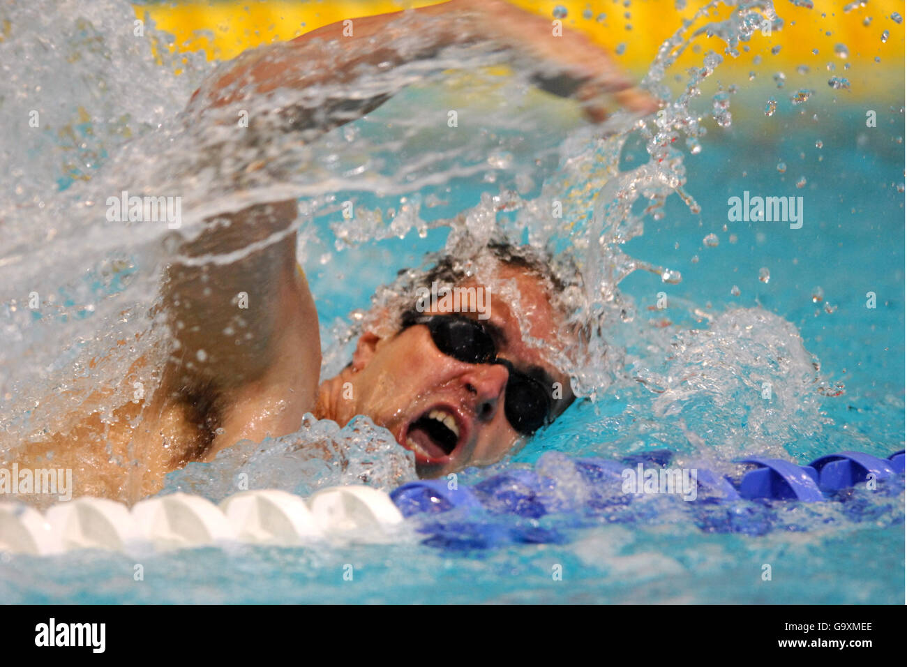 Swimming pool action stroke breathing hi-res stock photography and ...