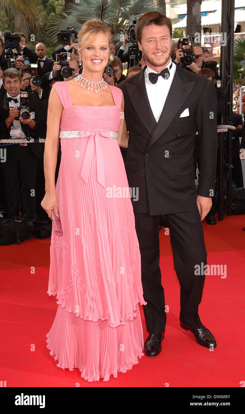 Eva Herzigova arrives for the screening of My Blueberry Nights. Picture ...