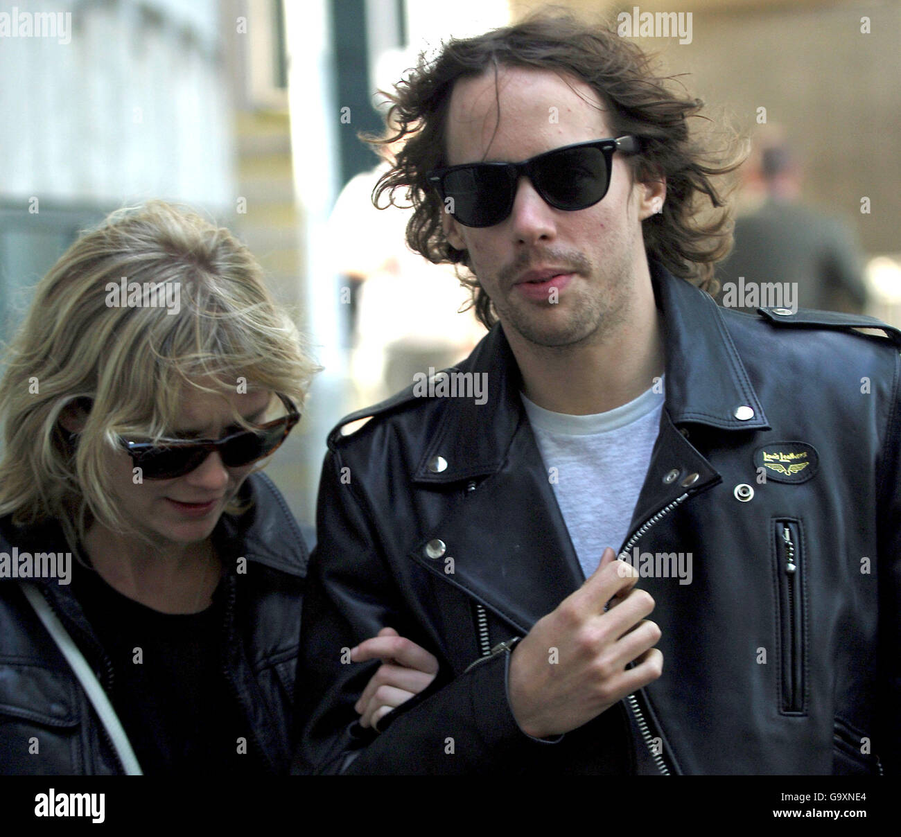 Kirsten Dunst and Johnny Borrell attend Lords cricket ground to watch ...