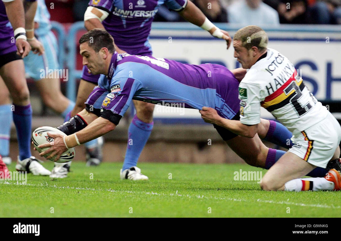 Huddersfields stephen wild engage super league match galpharm stadium ...