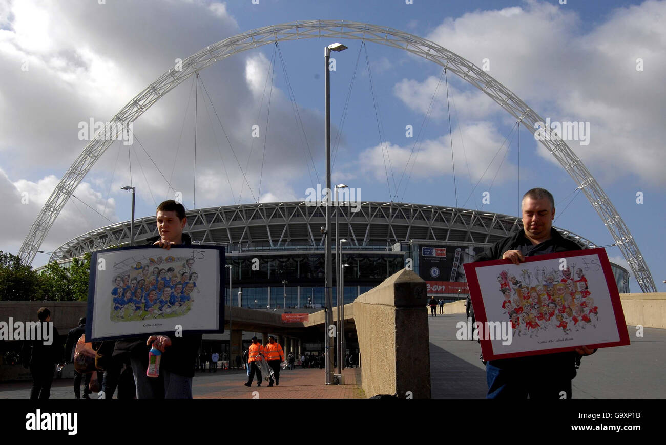 90,000 fans pack new stadium for Cup Final Stock Photo - Alamy