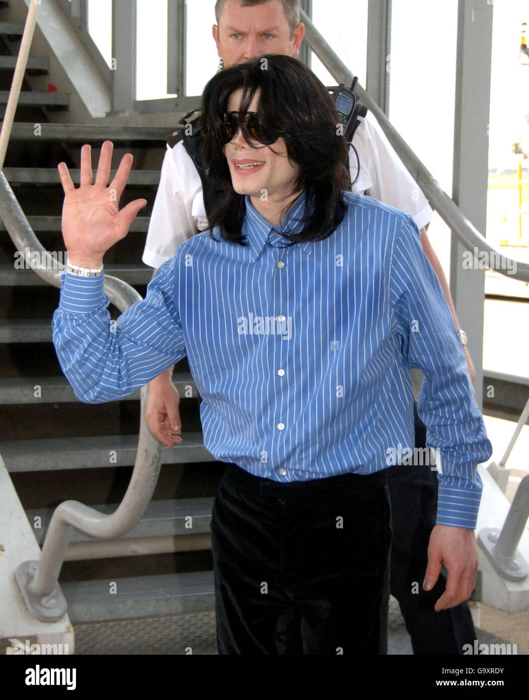 Jackson arrives in the UK Stock Photo - Alamy