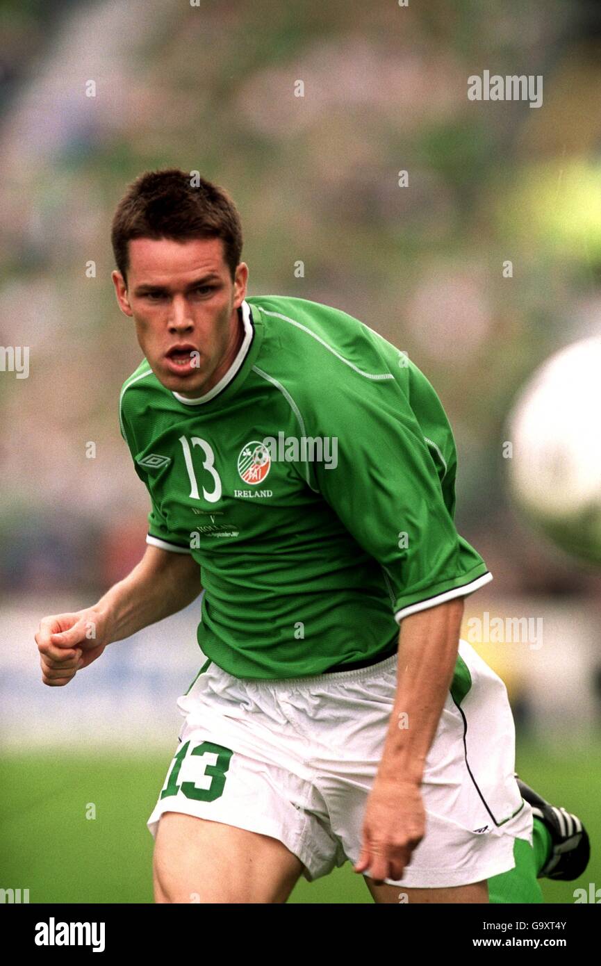 Soccer world cup qualifier group two ireland v holland hi-res stock ...