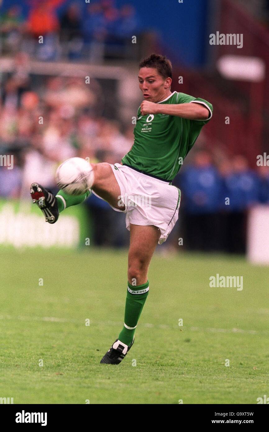 Soccer world cup qualifier group two ireland v holland hi-res stock ...