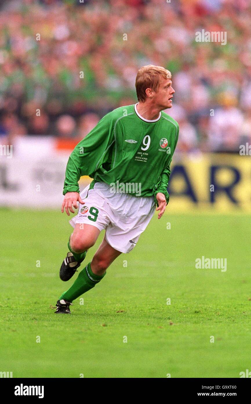 Sport football world cup 2002 damien duff High Resolution Stock ...
