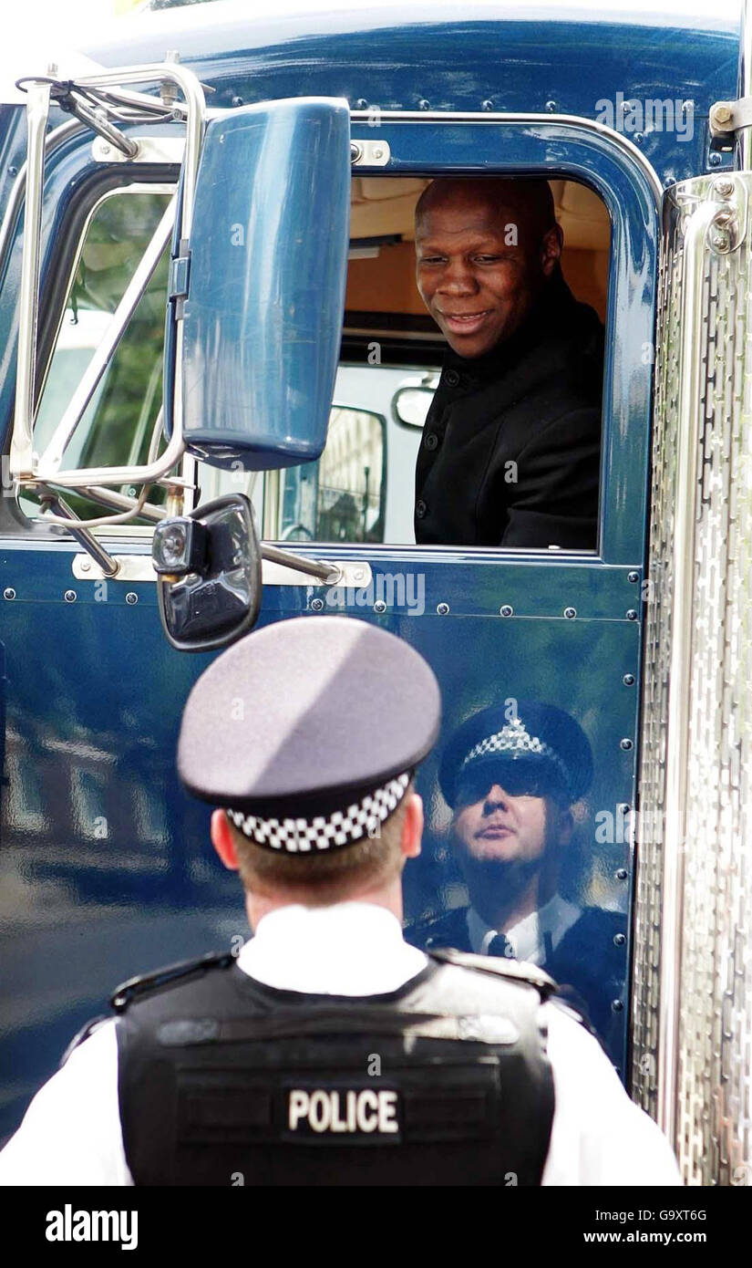 Former world boxing champion Chris Eubank is arrested by police after ...
