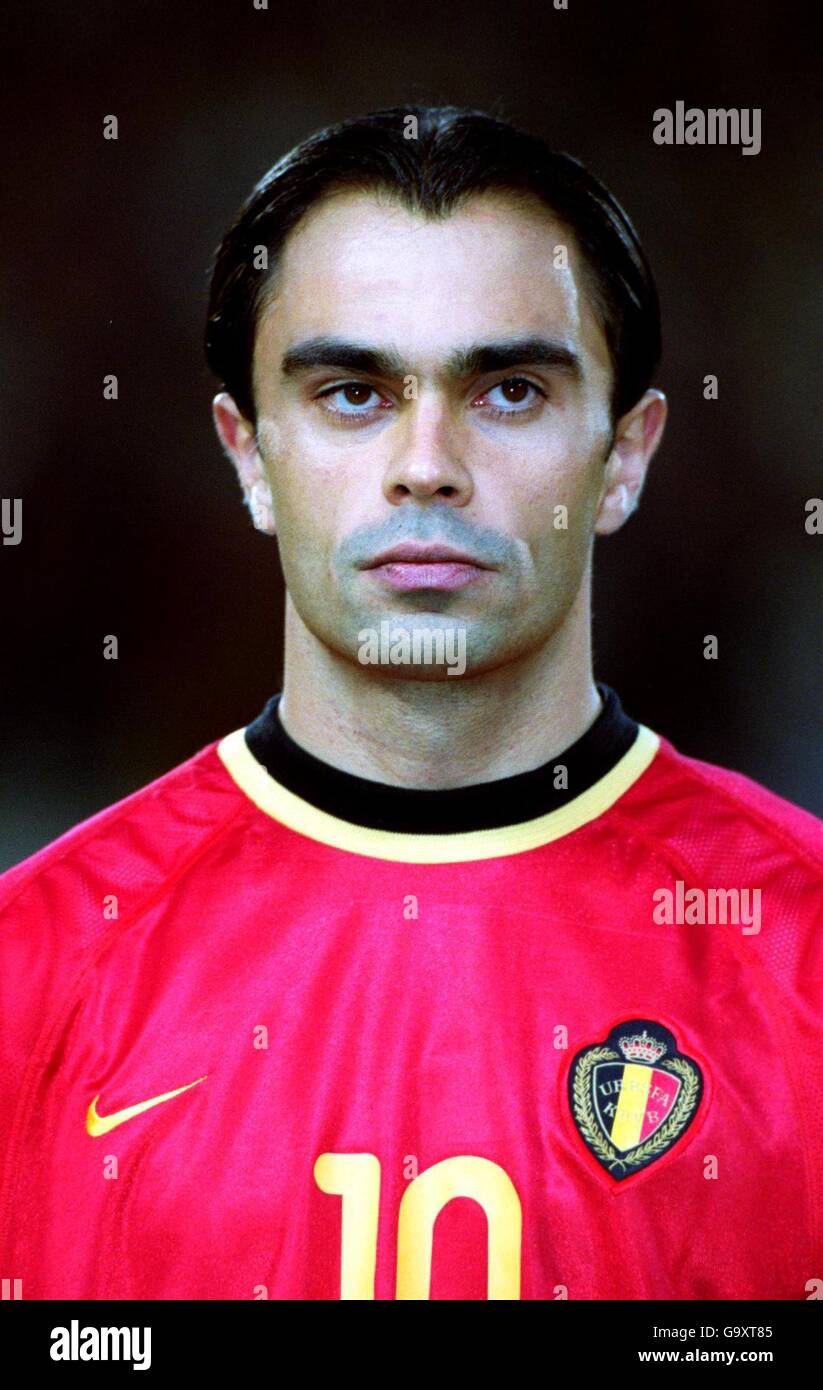 Soccer world cup 2002 qualifier group six belgium v scotland hi-res ...