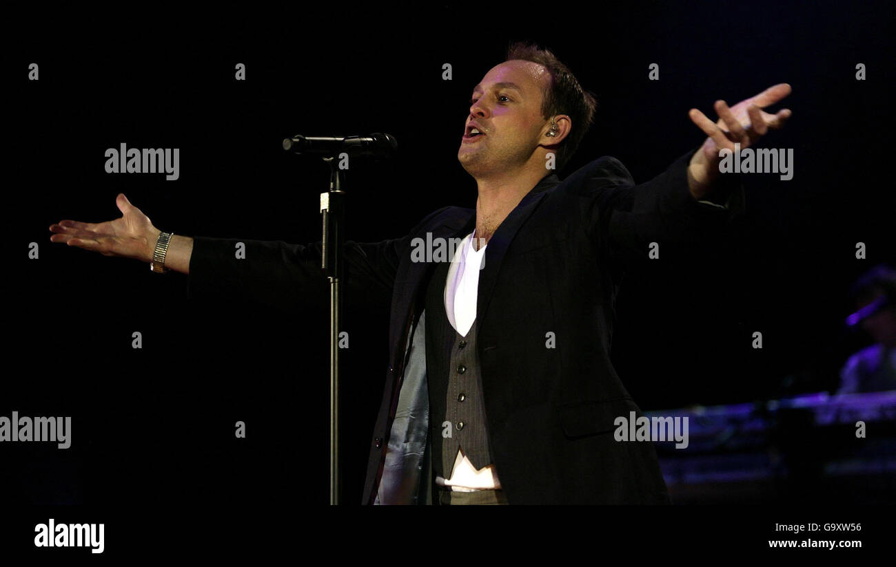Jason Donovan in concert - London Stock Photo - Alamy