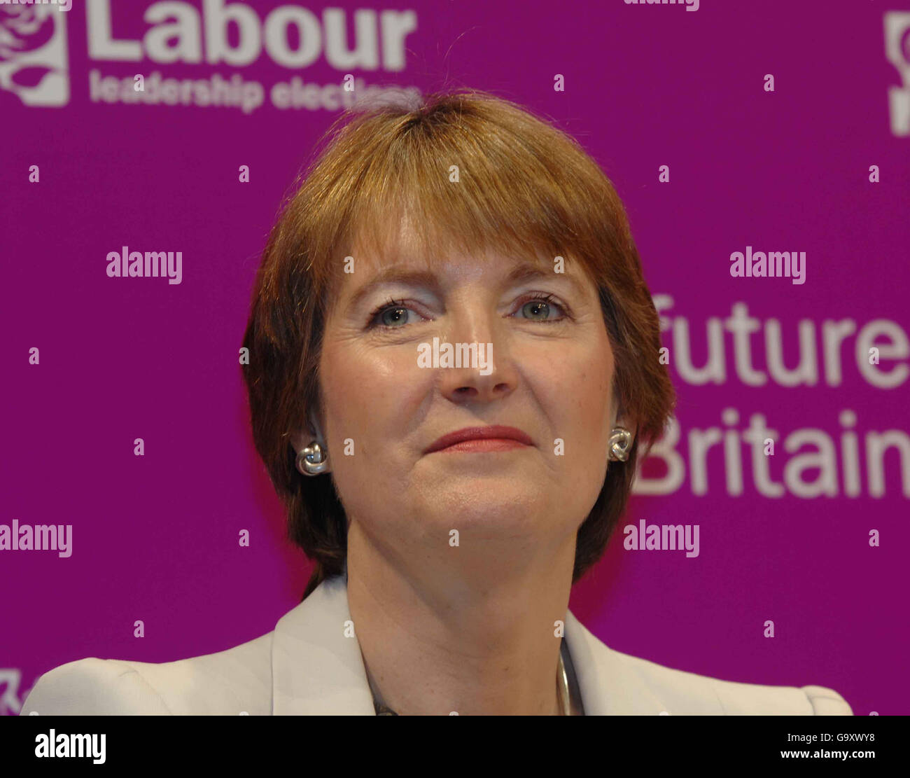 Labour deputy leader candidate Harriet Harman in Filton, Bristol Stock ...