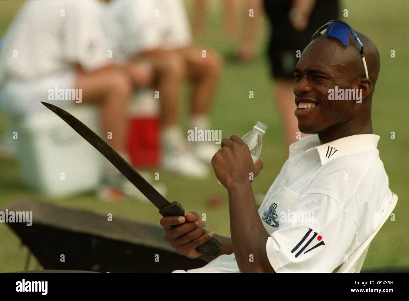 19-JAN-94. England Cricket Tour ....... England's Chris Lewis in ...