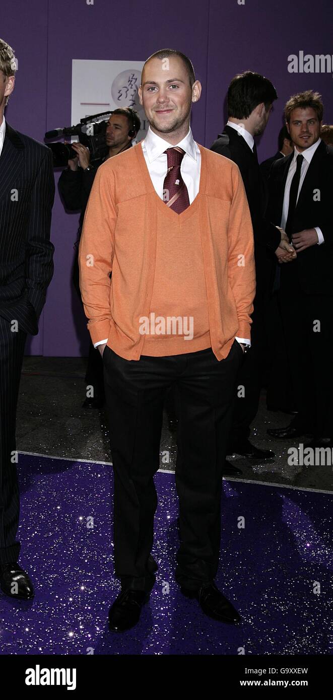 Hollyoaks actor kent riley arrives for the british soap awards hi-res ...