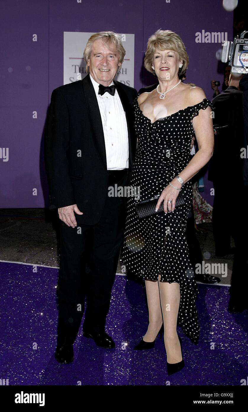 Coronation Street actor William Roache and his wife Sara arrive for the ...
