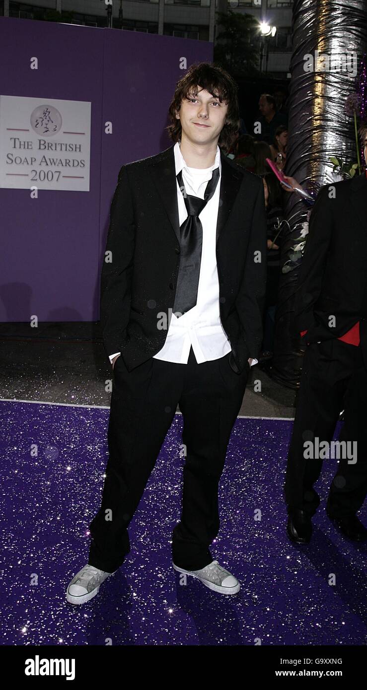 Coronation Street actor Jonathan Dixon arrives for the British Soap ...