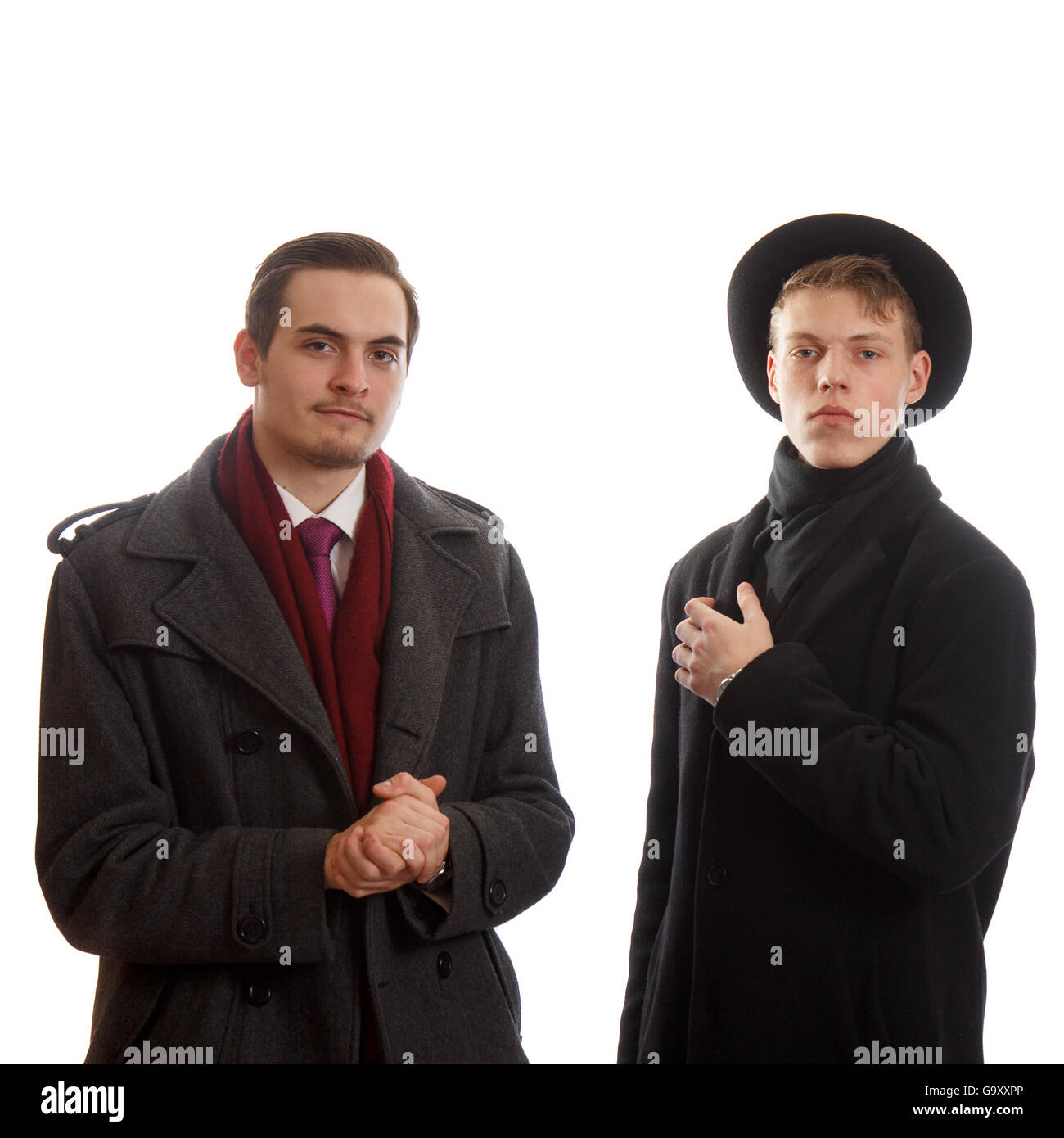 Two confident businessmen Stock Photo - Alamy Two confident businessmen Stock Photo - Alamy