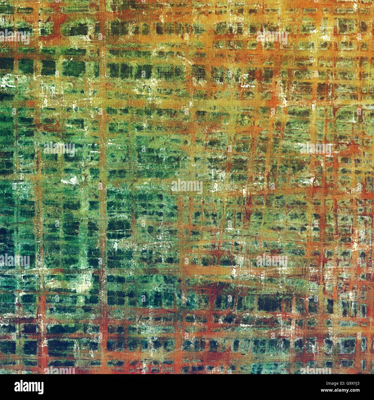 Vintage old retro background with ancient style design elements and ...