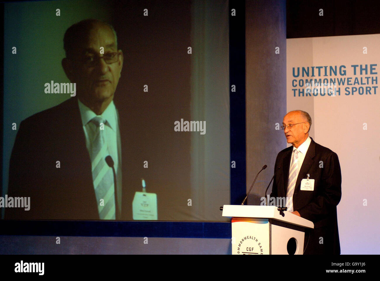 Mike Fennell, the President of the Commonwealth Games Federation ...