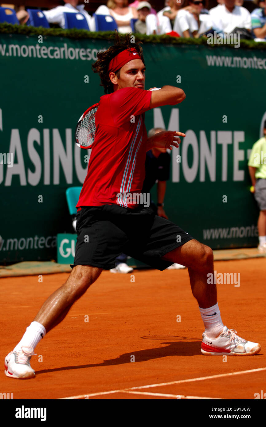 Tennis - ATP Masters Series - Monte Carlo - Semi Final - Roger Federer ...