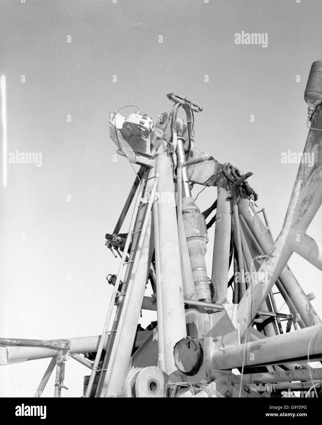 The Atlas missile 4A, launched in 1957, is shown during its initial ...